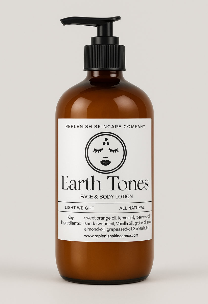 Earth Tones Face & Body Lotion – Replenish Skincare Co.